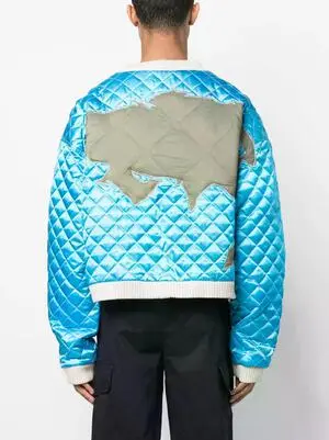 WHO DECIDES WAR Global Grid Bomber Jacket
