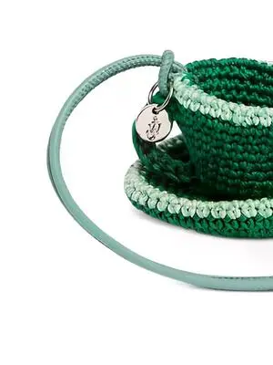 JW Anderson Crochet Teacup Bag - Green
