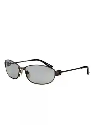 Balenciaga Rectangle Frame Sunglasses - Black