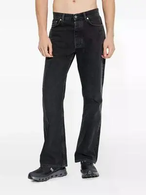 Off-White Logo Embroidered Jeans