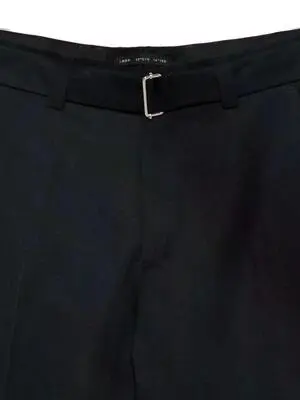 LOW BRAND Buckled Tapered Trousers - Blue