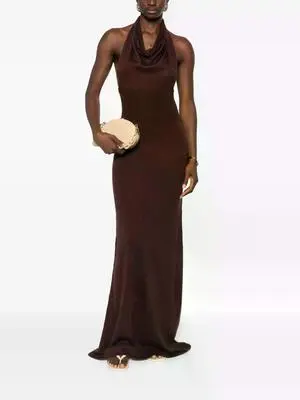 AYA MUSE Halterneck Maxi Dress