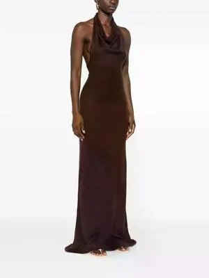 AYA MUSE Halterneck Maxi Dress
