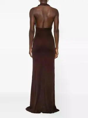 AYA MUSE Halterneck Maxi Dress