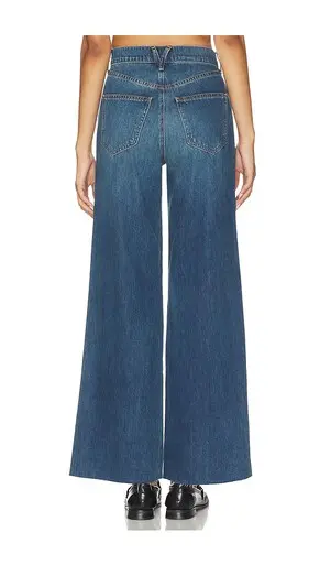 Veronica Beard Taylor Cropped Wide Leg Jeans