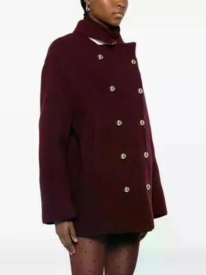 N°21 Double-breasted Coat With Flap Pockets