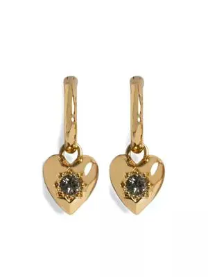 Zadig&Voltaire Heartbreaker Hoop Earrings - Gold