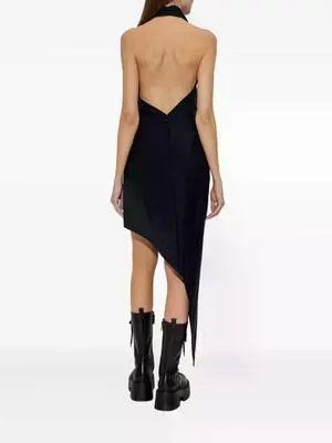 Alexander Wang Halterneck Asymmetric Mini Dress