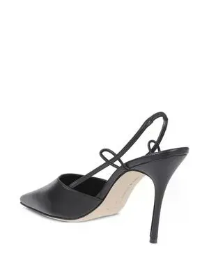 Manolo Blahnik 90mm Touki Slingback Pumps