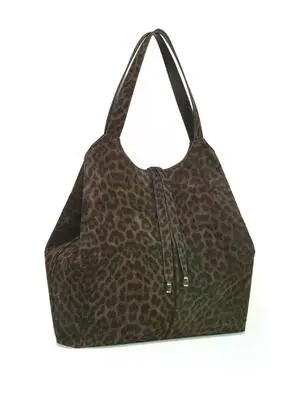 POTAMY Leopard Print Tote Bag