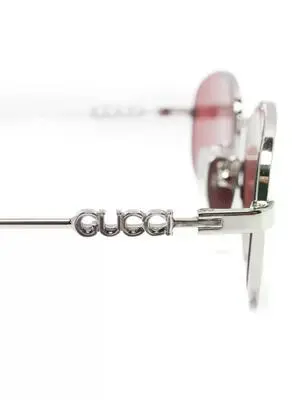 Gucci Oval Frame Sunglasses