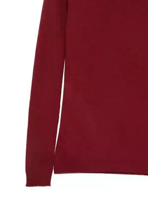 John Smedley Ribbed Knit Crew Neck Sweater
