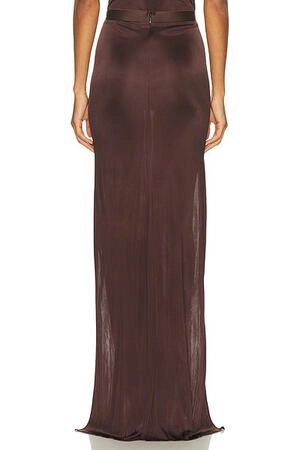 Atlein Double Slit Maxi Skirt