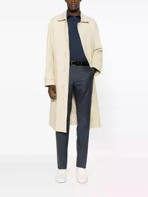 Zegna Long-sleeved Polo Shirt - Blue