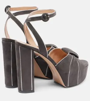GIANVITO ROSSI Platform Sandals - Grey