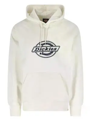 Dickies Logo-detail Long-sleeve Hoodie - Neutrals