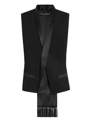 Tie Detailed Vests For Men