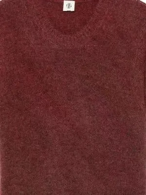 THE GARMENT Short-sleeved Knitted Top - Red