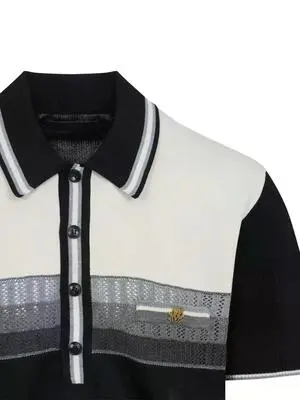 Amiri Striped Pocket Polo Shirt