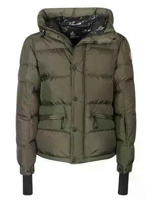 Moncler Hooded Padded Jacket - Green