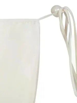 Magda Butrym Halterneck Bikini Top With Pearl Detail