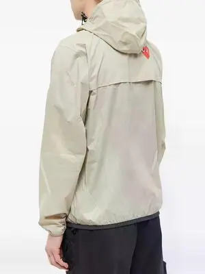 Play Comme Des Garcon X K-way Half-zip Hooded Jacket