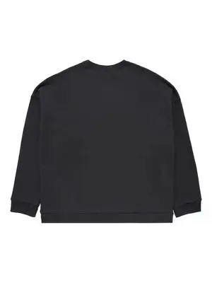 Undercover Appliqué-detail Cotton Sweatshirt - Grey