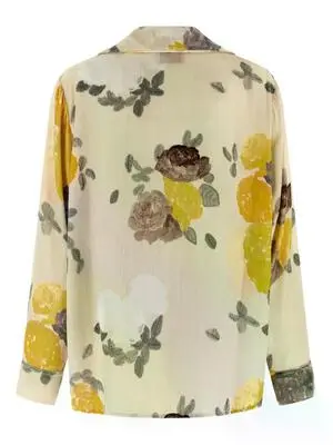Bernadette Floral Print Silk Shirt