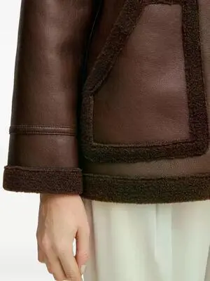SILVIAN HEACH Buckle-detail Leather Jacket
