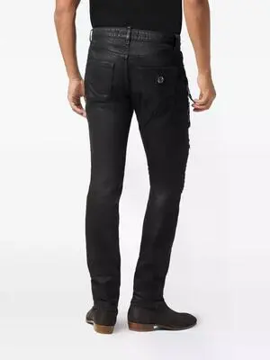 Philipp Plein Distressed Slim-fit Jeans