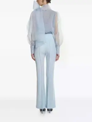 LITA COUTURE Ellise Blouse With Bow Detail - Blue