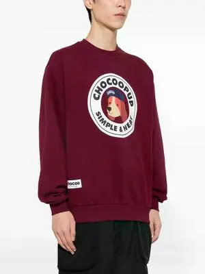 CHOCOOLATE Chocoo-pup Sweatshirt - Red