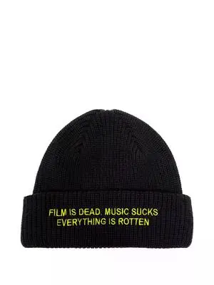 PLEASURES Critic Beanie Hat - Black