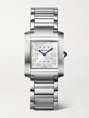 Cartier Tank Française Stainless Steel Watch - Gray