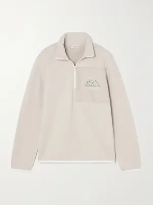Brunello Cucinelli Cashmere-blend Sweatshirt With Alpine Logo - Neutrals