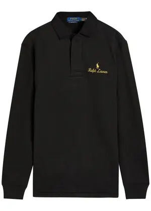 Polo Ralph Lauren Logo-embroidered Cotton-blend Polo Sweatshirt