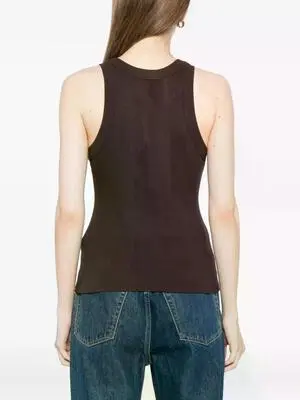 REFORMATION Tasha Ribbed Knit Tank Top