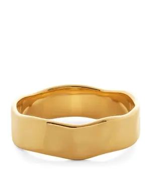 Monica Vinader Vermeil Siren Me Ring - Gold
