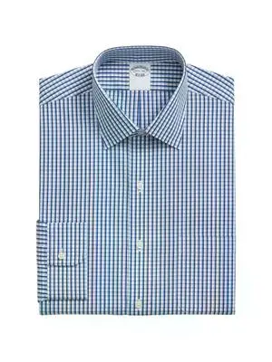 Brooks Brothers Checked Long-sleeve Shirt - Blue