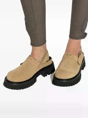Moschino Buckle Strap Mules