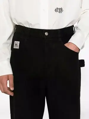 BODE Logo Patch Denim Trousers