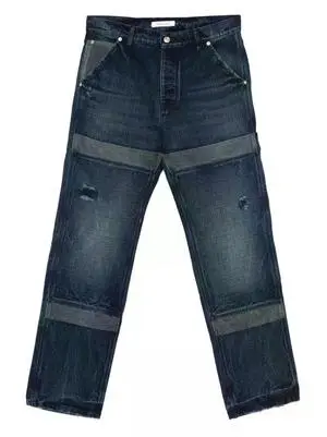 WALES BONNER Distressed Panel Jeans