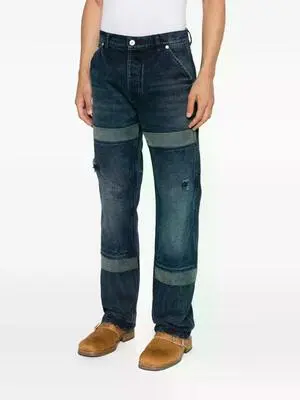 WALES BONNER Distressed Panel Jeans
