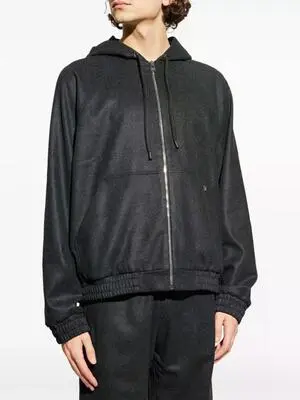 Fendi Zip-up Cashmere Hoodie
