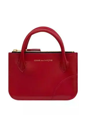 Comme Des Garçons Top Handle Zip Wallet - Red