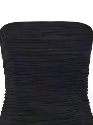 Magda Butrym Ruffled Strapless Maxi Dress