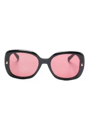 SESTINI EYEWEAR Diciannove Square Frame Sunglasses - Black