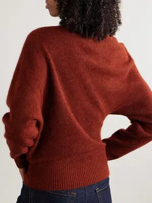 Proenza Schouler Abie Boiled Knitted Sweater - Red