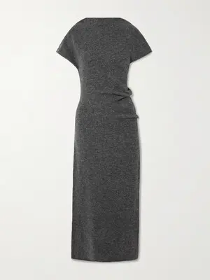 Proenza Schouler Abie Boiled Knitted Maxi Dress - Gray