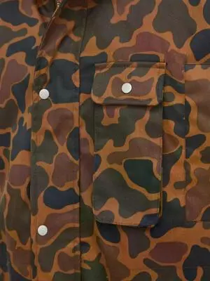 LES DEUX Camouflage Padded Coat